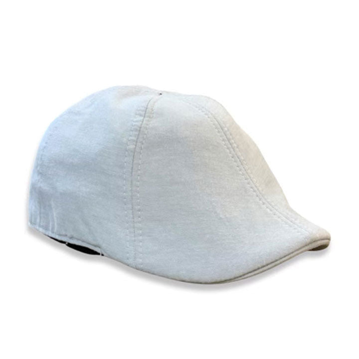 The Cape Codder Boston Scally Cap (Flat Cap) - Fish Hook & Grey Sand