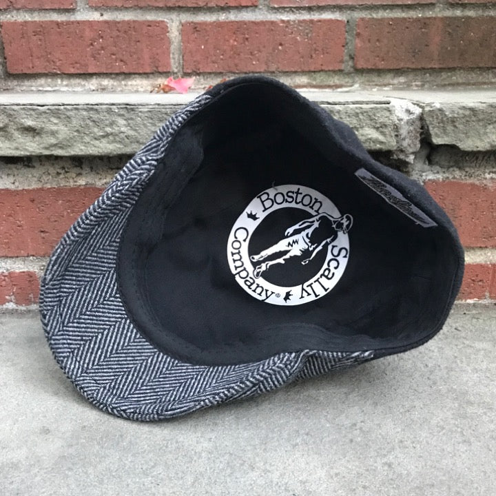 The Legacy Boston Scally Cap (Flat Cap) - Coolidge Black