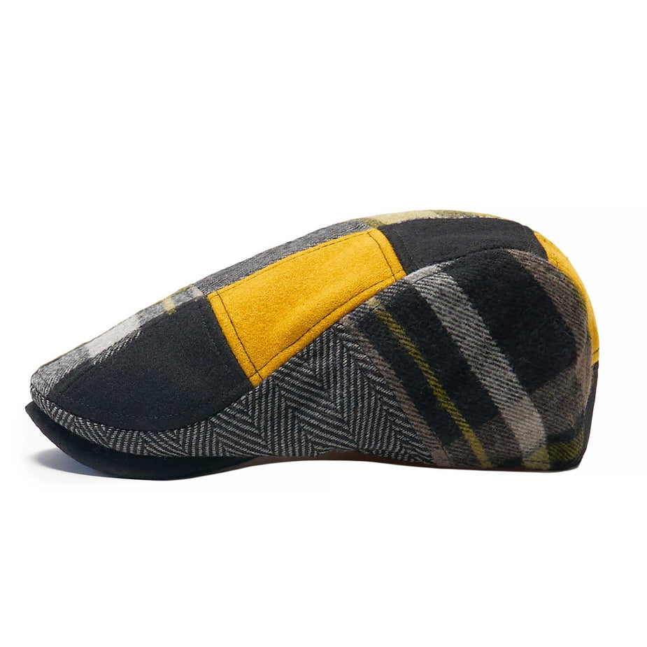 The Goon Boston Scally Cap - Black & Gold