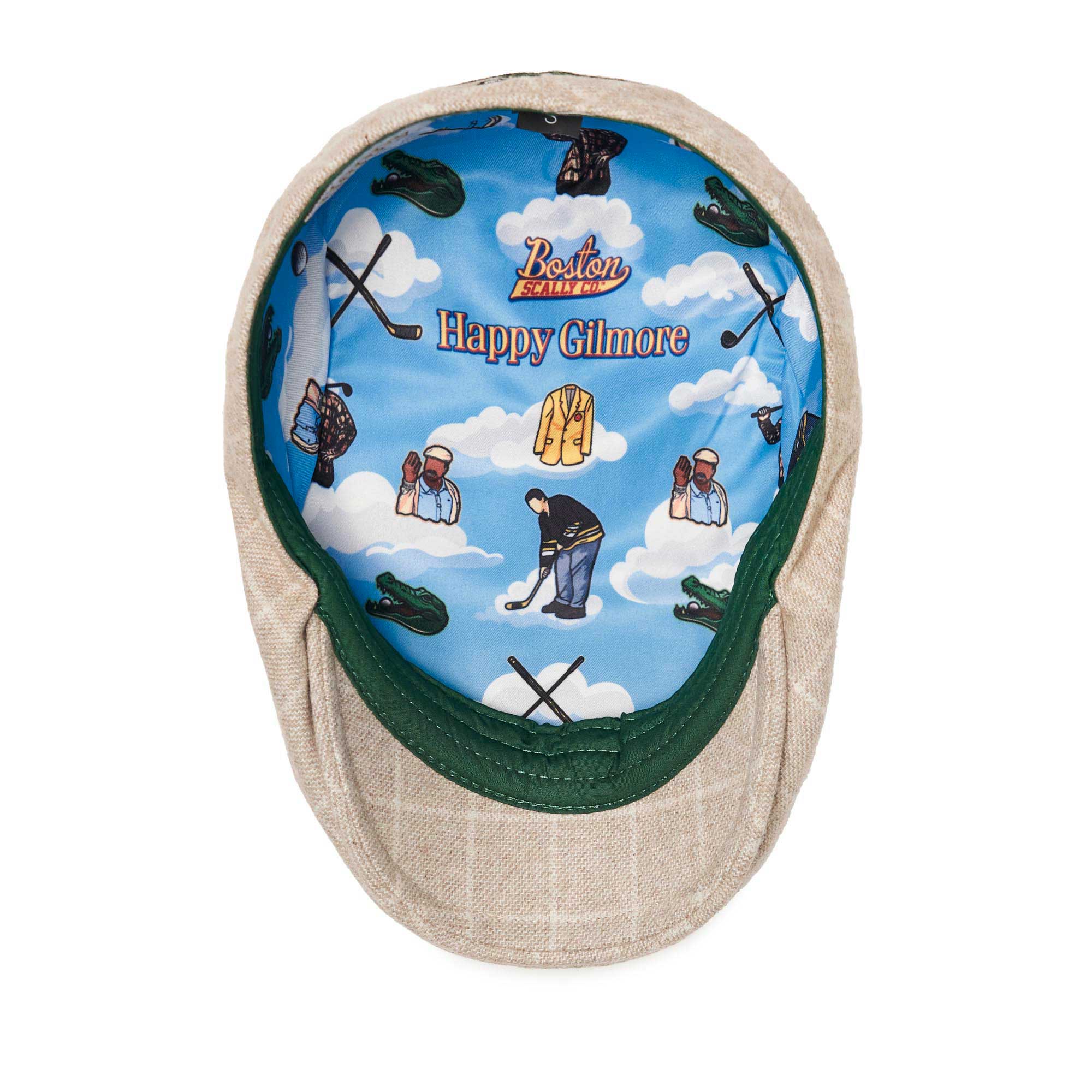 Happy Gilmore Boston Scally Cap - Beige Plaid