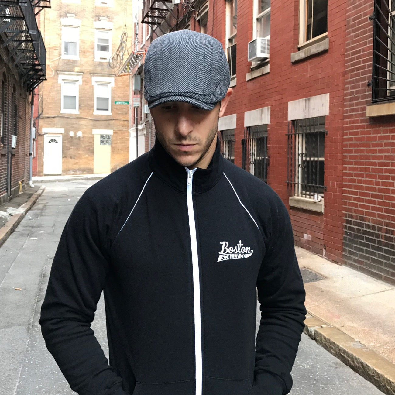 Boston Scally The Track Jacket - Black | Jackets