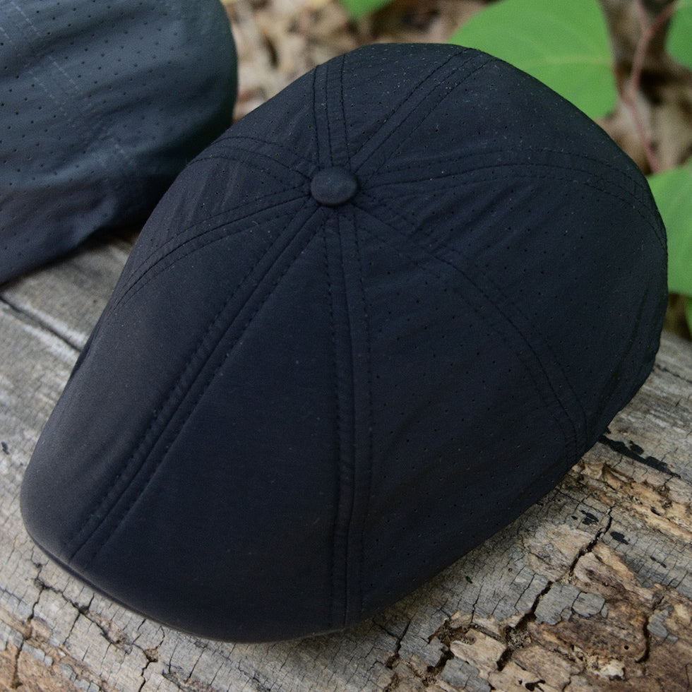 The Cool Air Boston Scally Cap (Flat Cap) - Black