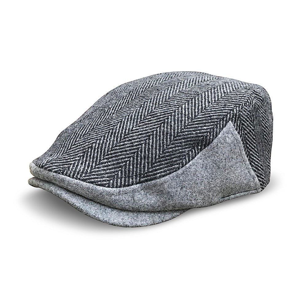 The Classic Boston Scally Cap (Flat Cap) - Grey