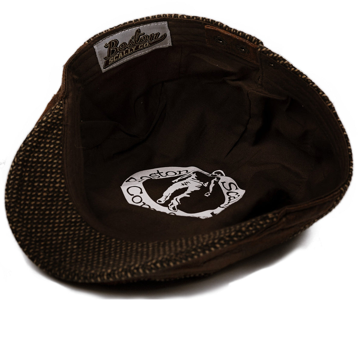 The Brawler Boston Scally Cap (Flat Cap) - Brown