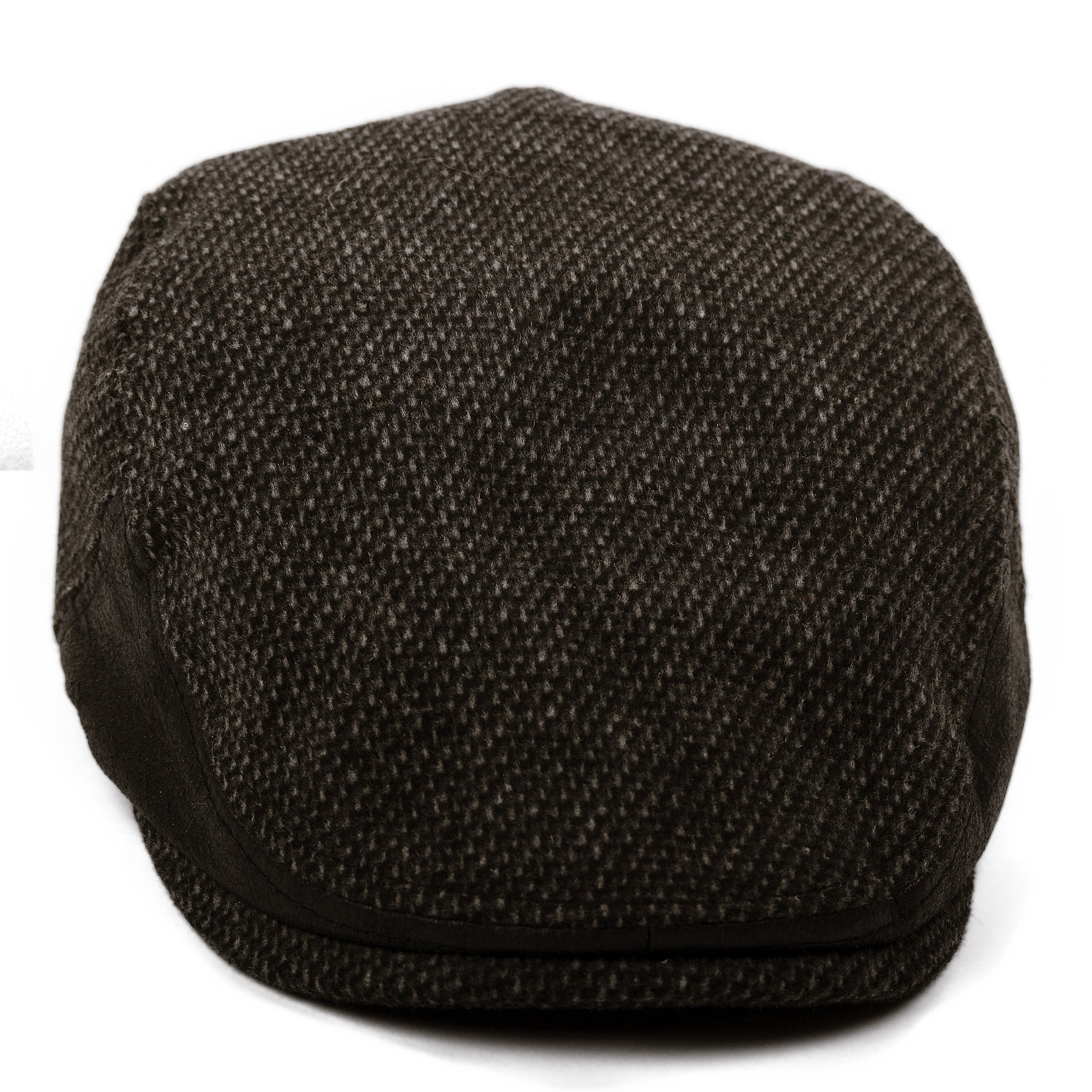 The Brawler Boston Scally Cap (Flat Cap) - Black | Scally Caps