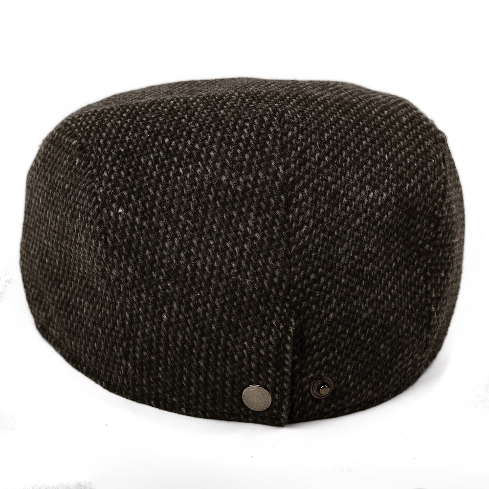 The Brawler Boston Scally Cap (Flat Cap) - Black