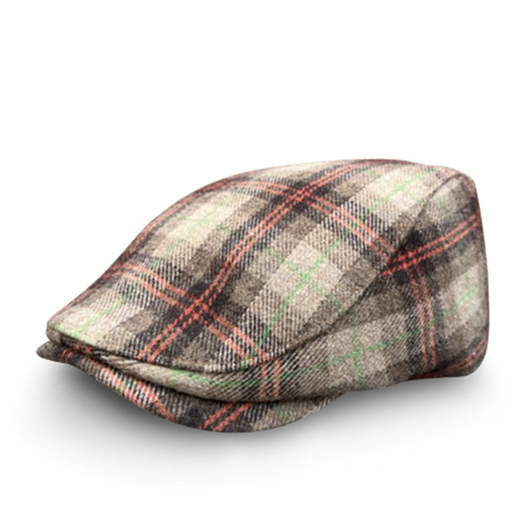 The Contender Boston Scally Cap (Flat Cap) - Ale-Wood Plaid | Scally Caps