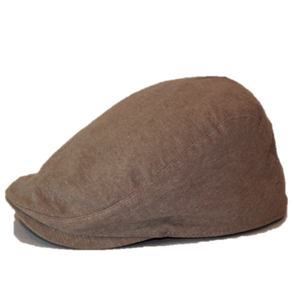 The Townie' Scally Cap (Flat Cap) - Light Tan