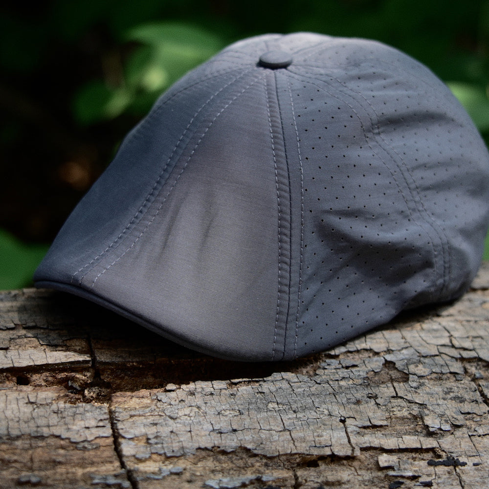 The Cool Air Boston Scally Cap (Flat Cap) - Dark Grey