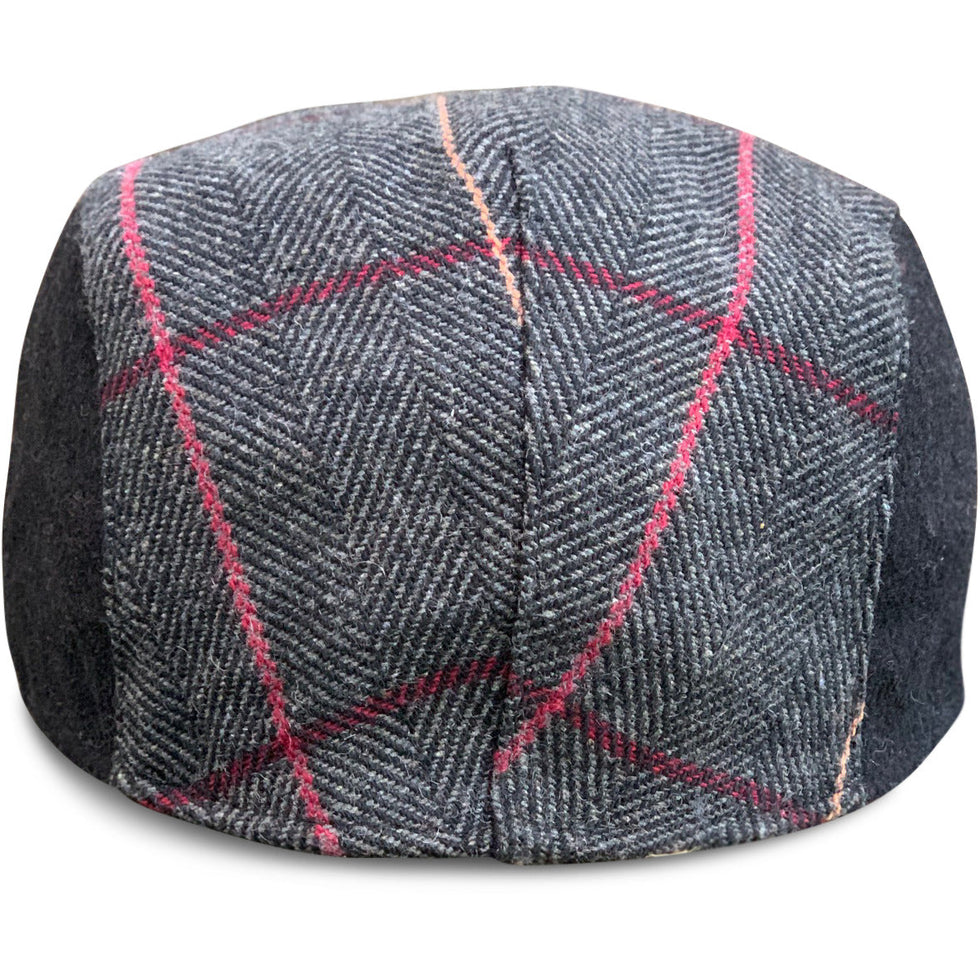 The Whiskey Boston Scally Cap (Flat Cap) - Smoke & Rye Plaid
