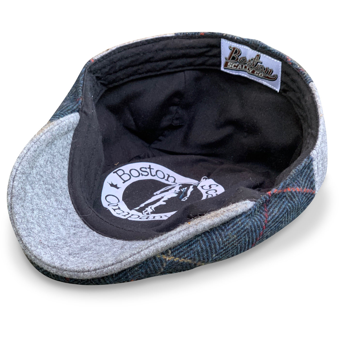 The Whiskey Boston Scally Cap - Royal Wheat Plaid