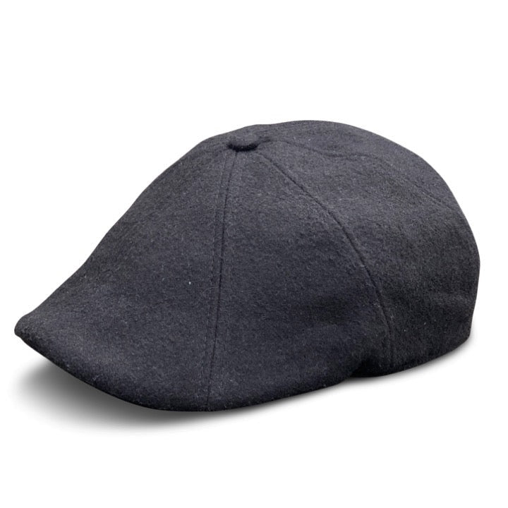 The Peaky Boston Scally Cap (Flat Cap) - Coolidge Black