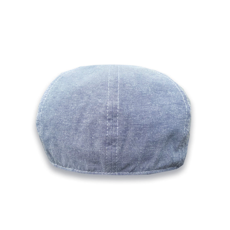 The Caddy Boston Scally Cap (Flat Cap) - Light Blue