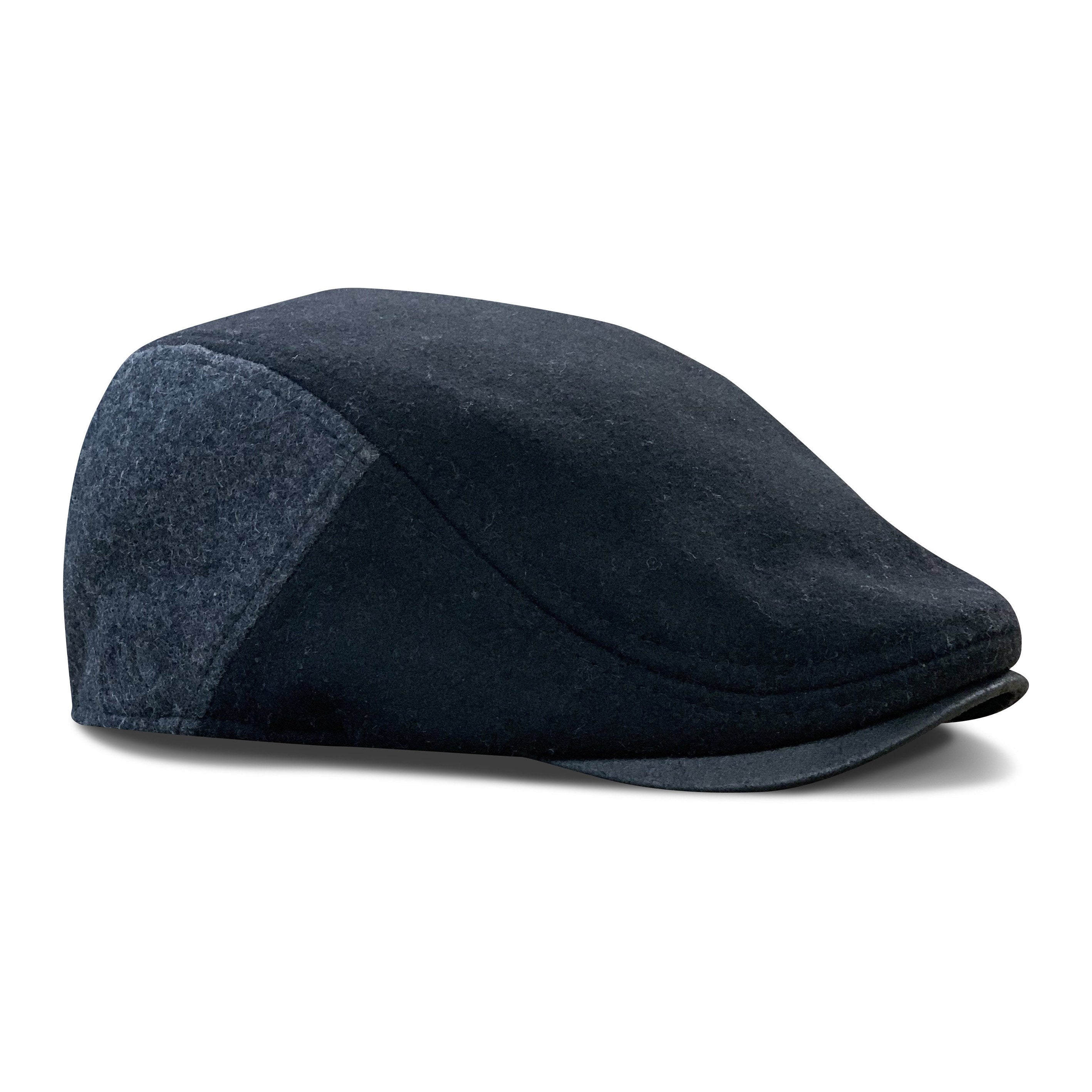 The Blacktop Boston Scally Cap (Flat Cap) - Black
