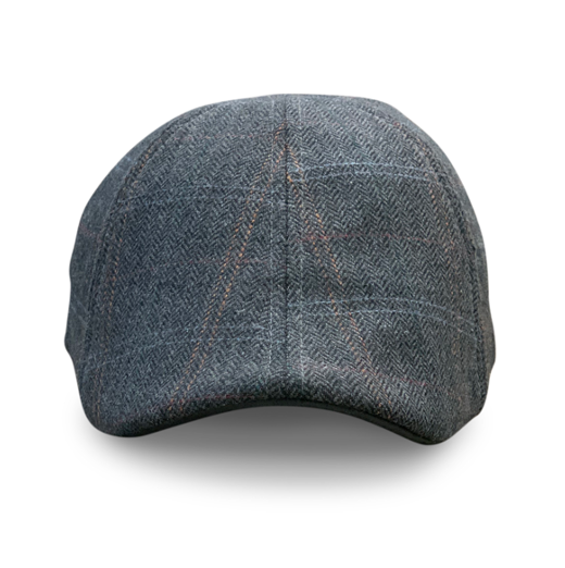 The Bourbon Boston Scally Cap (Flat Cap) - Smoke & Peat Plaid