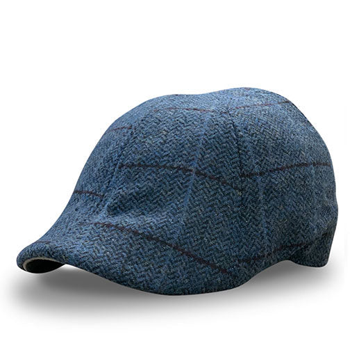 The Bourbon Boston Scally Cap (Flat Cap) - Royal Rye Plaid