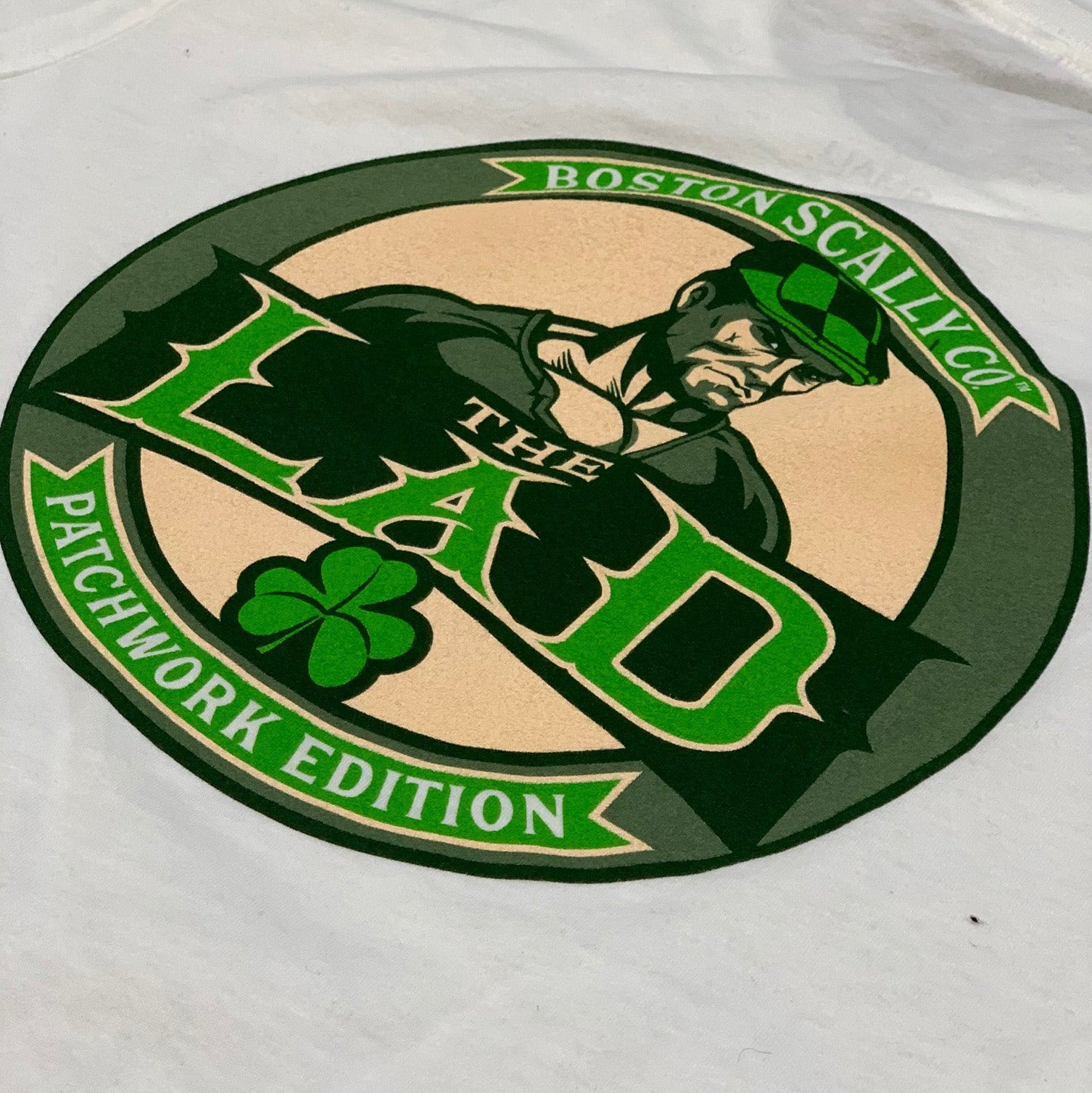 Boston Scally The Lad Long Sleeve T-Shirt - White | Irish Scally Caps ...