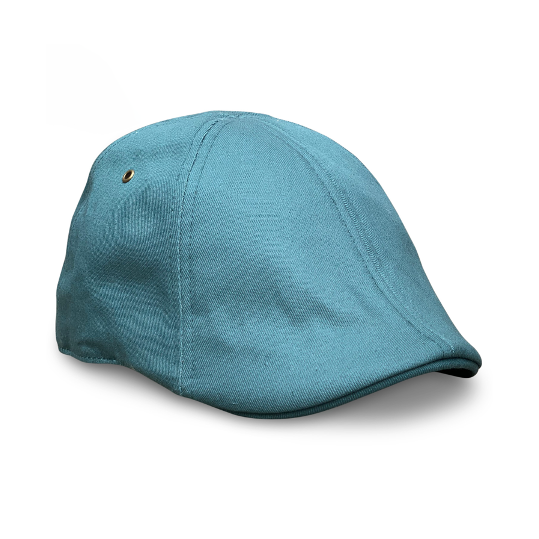The Worker Boston Scally Cap (Flat Cap) - Steel Cut Teal