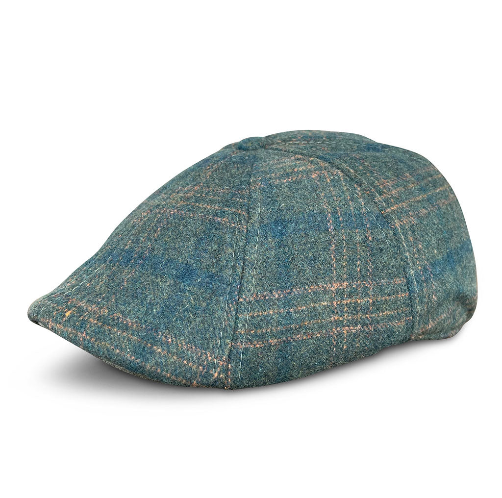 The Irish Rose Peaky Boston Scally Cap (Flat Cap) - Plaid