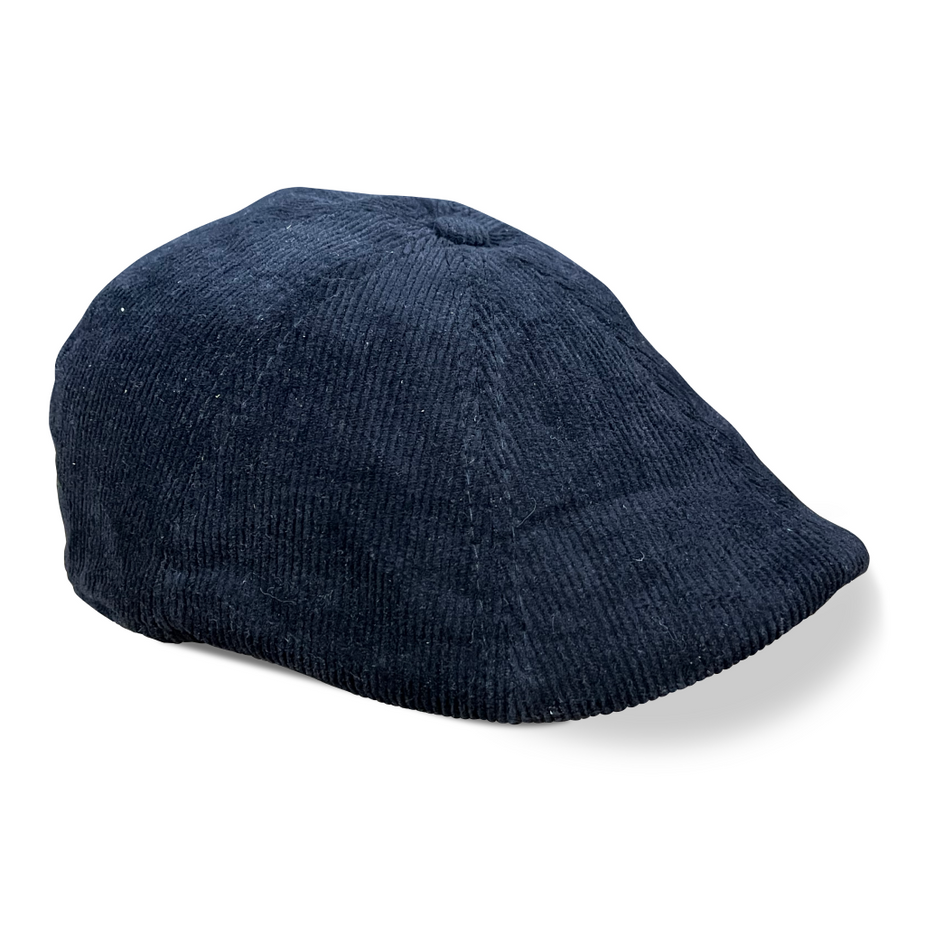 The Roy Boston Scally Cap (Flat Cap) - Black