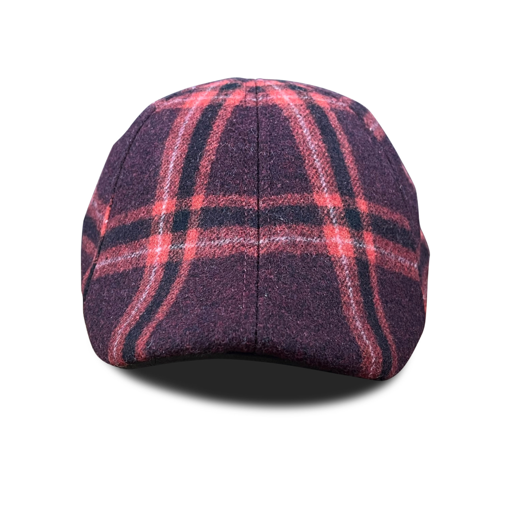 The Brawn Boston Scally Cap - Red Plaid