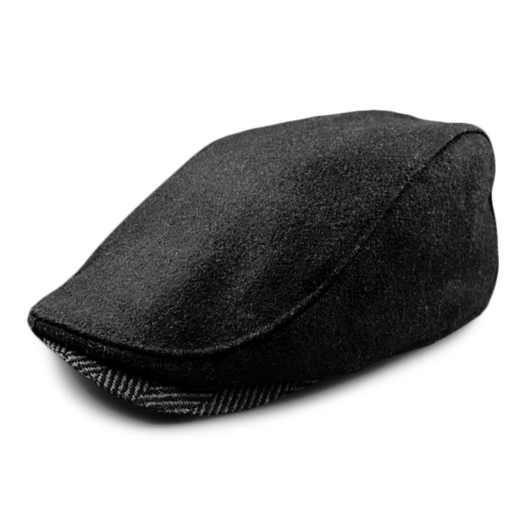 The Sidestreet Boston Scally Cap - Black