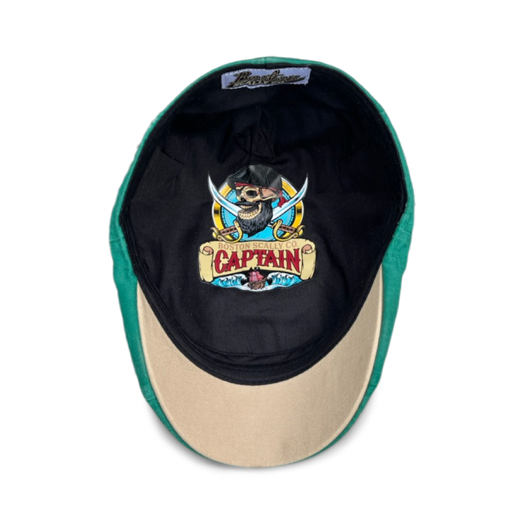 The Captain Boston Scally Cap (Flat Cap) - Seafoam Green
