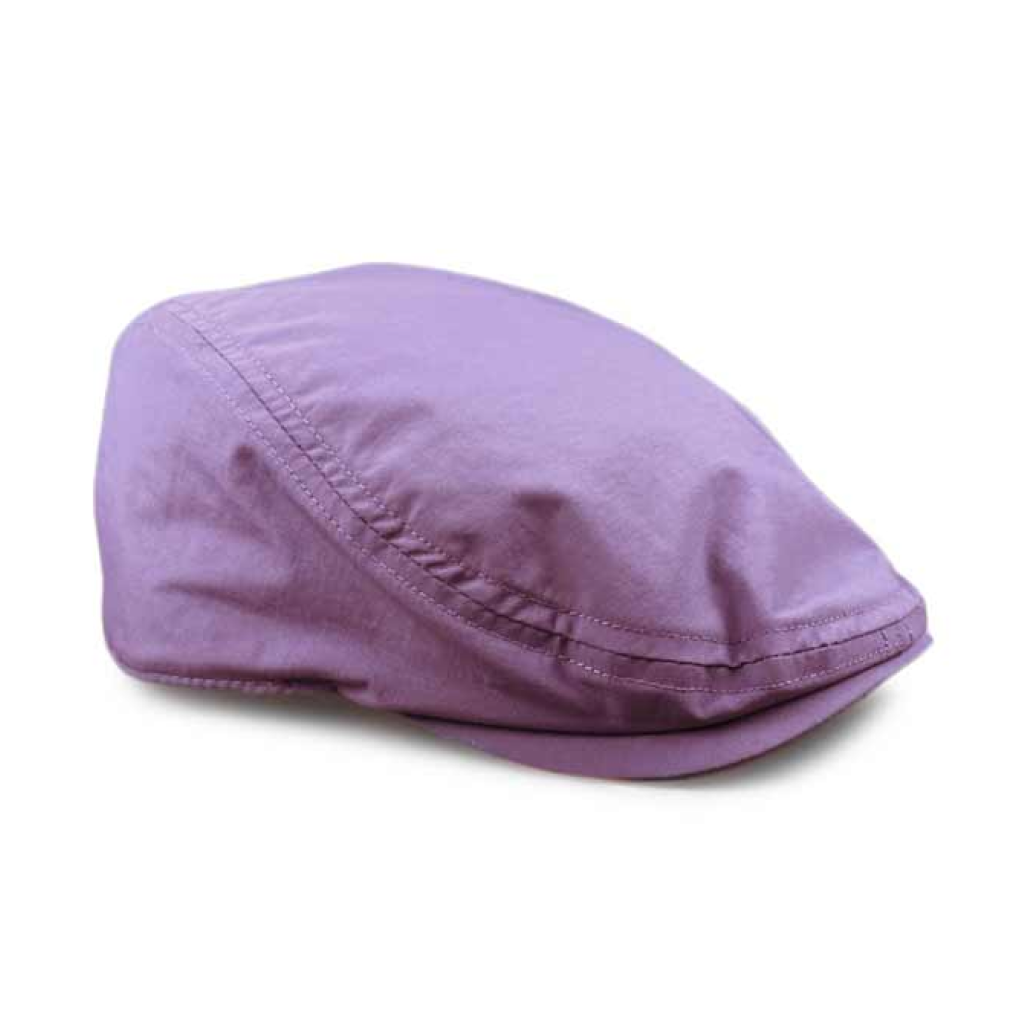 The Repel Single Panel Boston Scally Cap (Flat Cap) - Purple Drift