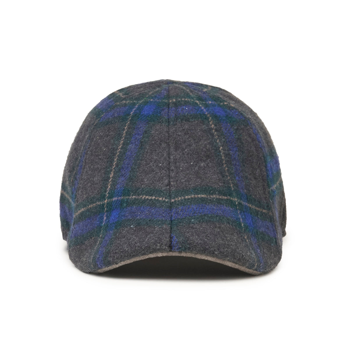The Brawn Boston Scally Cap (Flat Cap) - Grey Plaid