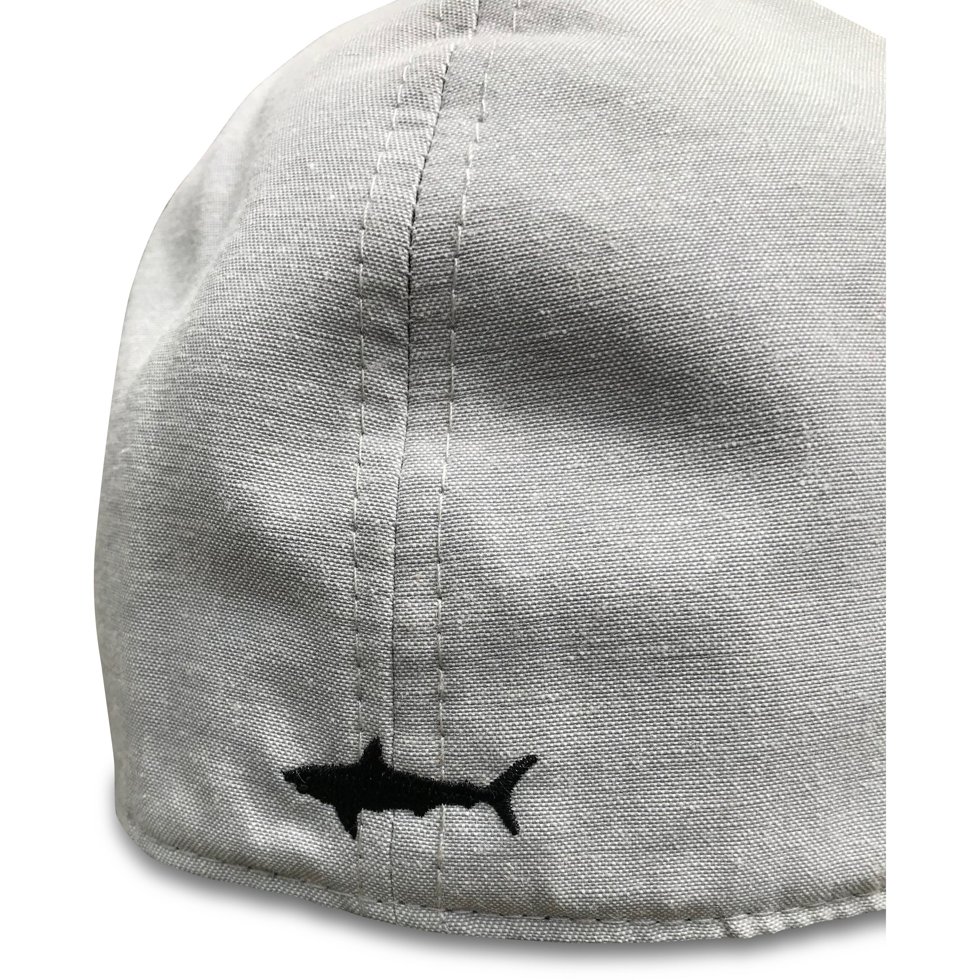 The Cape Codder Boston Scally Cap (Flat Cap) - Shark & Grey Sand