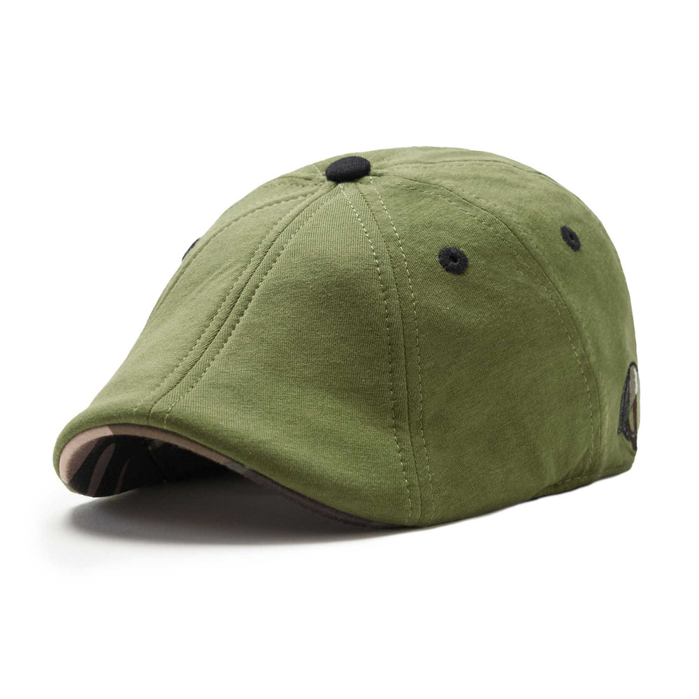 The Grunt Boston Scally Cap - Army Green