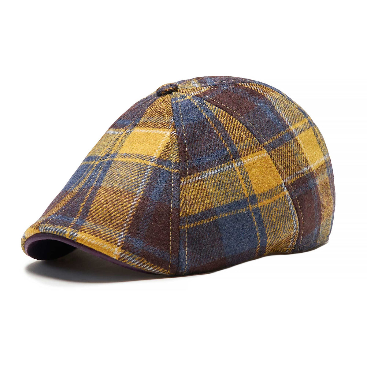 The Majestic Rose Boston Scally Cap - Majestic Plaid