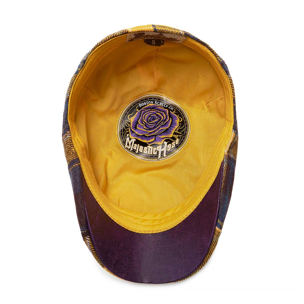 The Majestic Rose Boston Scally Cap - Majestic Plaid