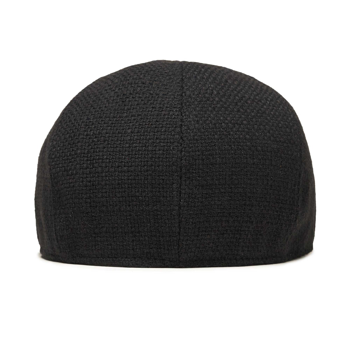 The Woven Peaky Boston Scally Cap - Black