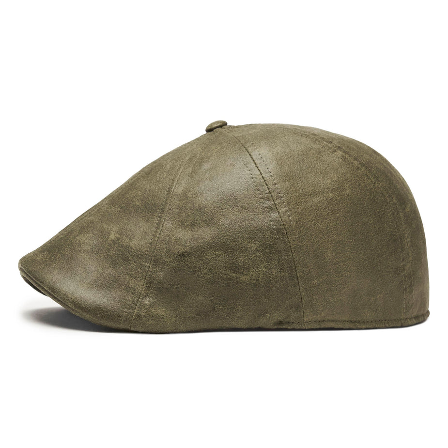 The Scrapyard Boston Scally Cap - Army Green