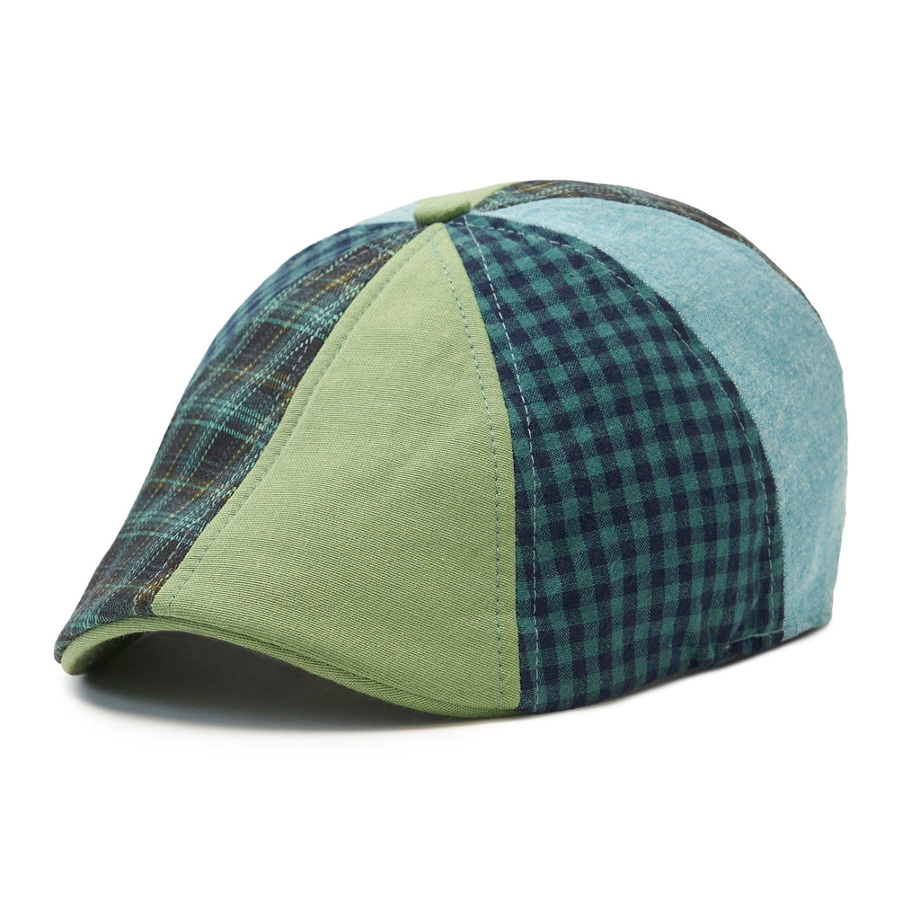 The Loch Ness Boston Scally Cap - Multi-Color Patchwork