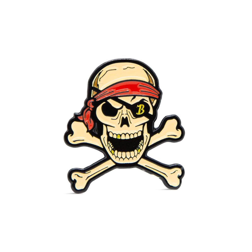 Boston Scally The Captain Skull Cap Pin | Captain Collection