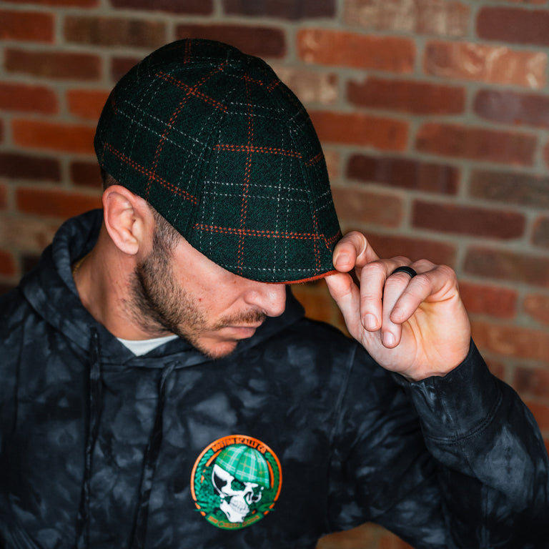 The Celtic Bone Boston Scally Cap - Green