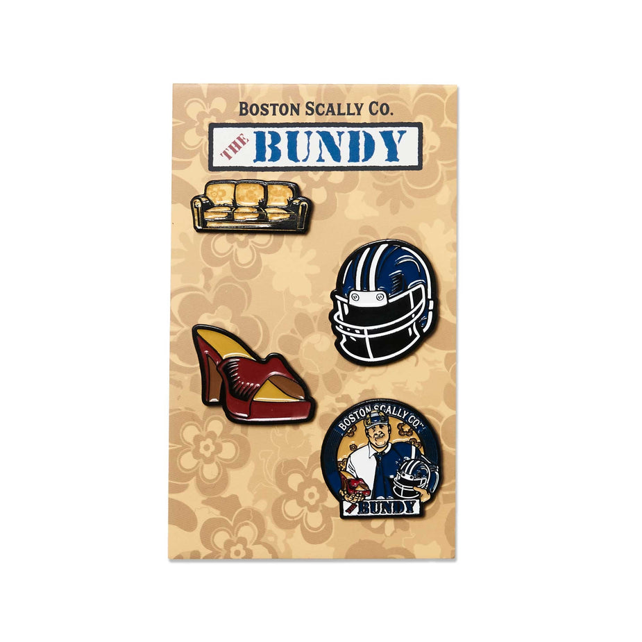 Boston Scally The Bundy Cap Pin Set