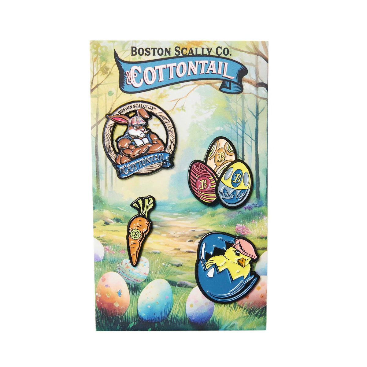 Boston Scally The Cottontail Cap Pin Set