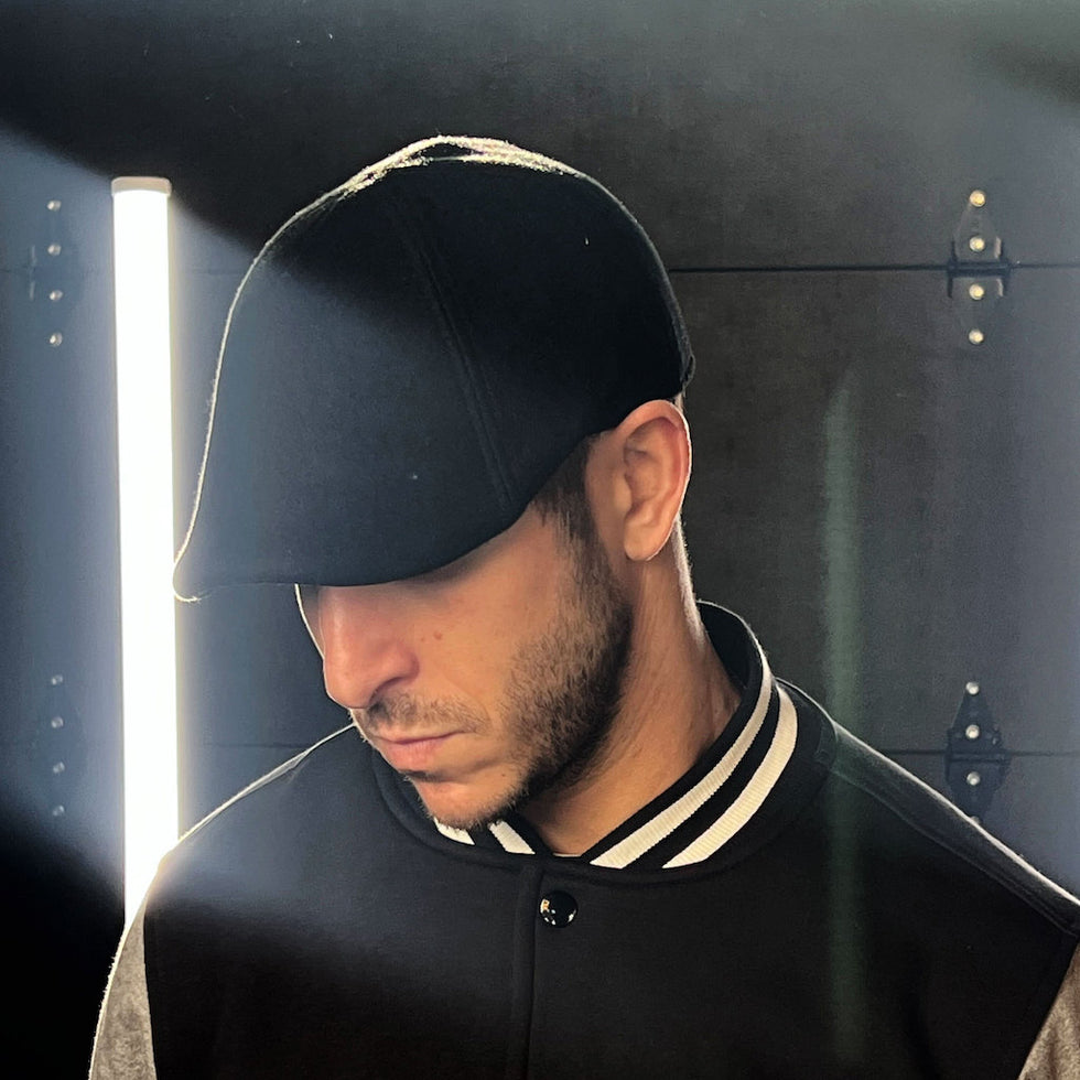 The Ace Boston Scally Cap (Flat Cap) - Black