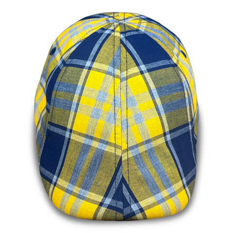 The Sweetwater Plaid Trainer Boston Scally Cap (Flat Cap) - Goldwater