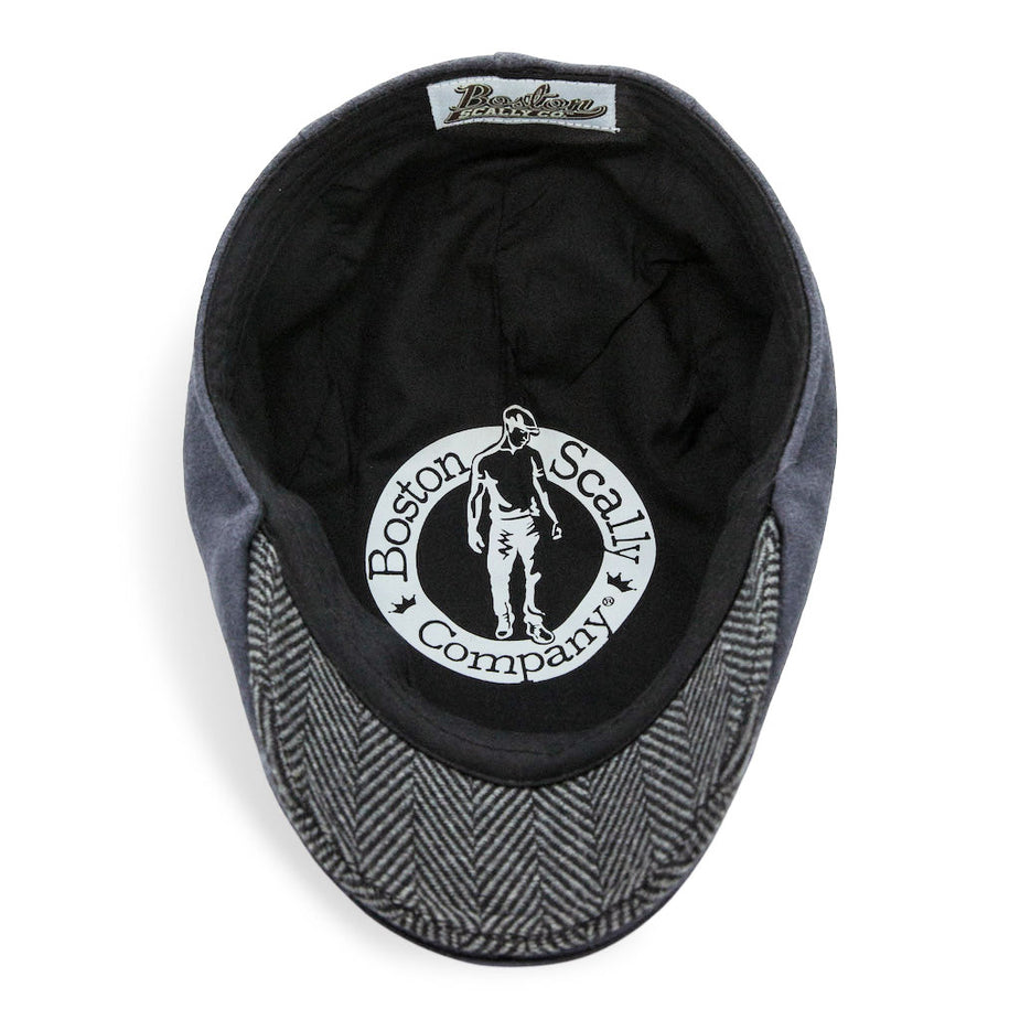 The Sidestreet Boston Scally Cap (Flat Cap) - Grey