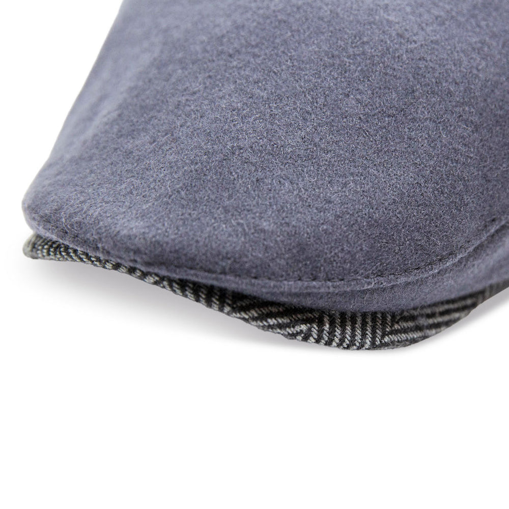 The Sidestreet Boston Scally Cap (Flat Cap) - Grey