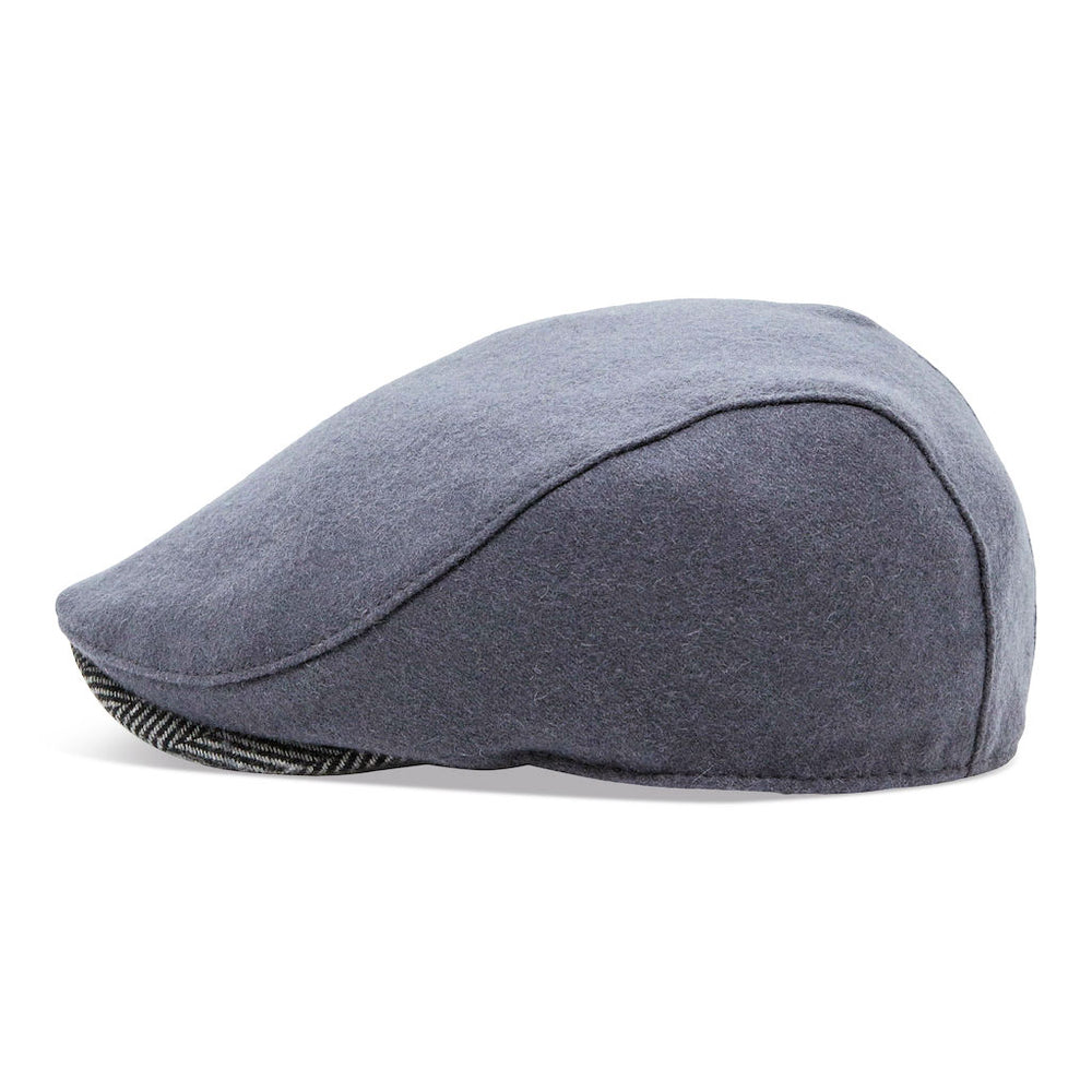 The Sidestreet Boston Scally Cap (Flat Cap) - Grey