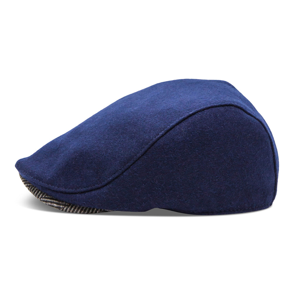 The Sidestreet Boston Scally Cap (Flat Cap) - Navy