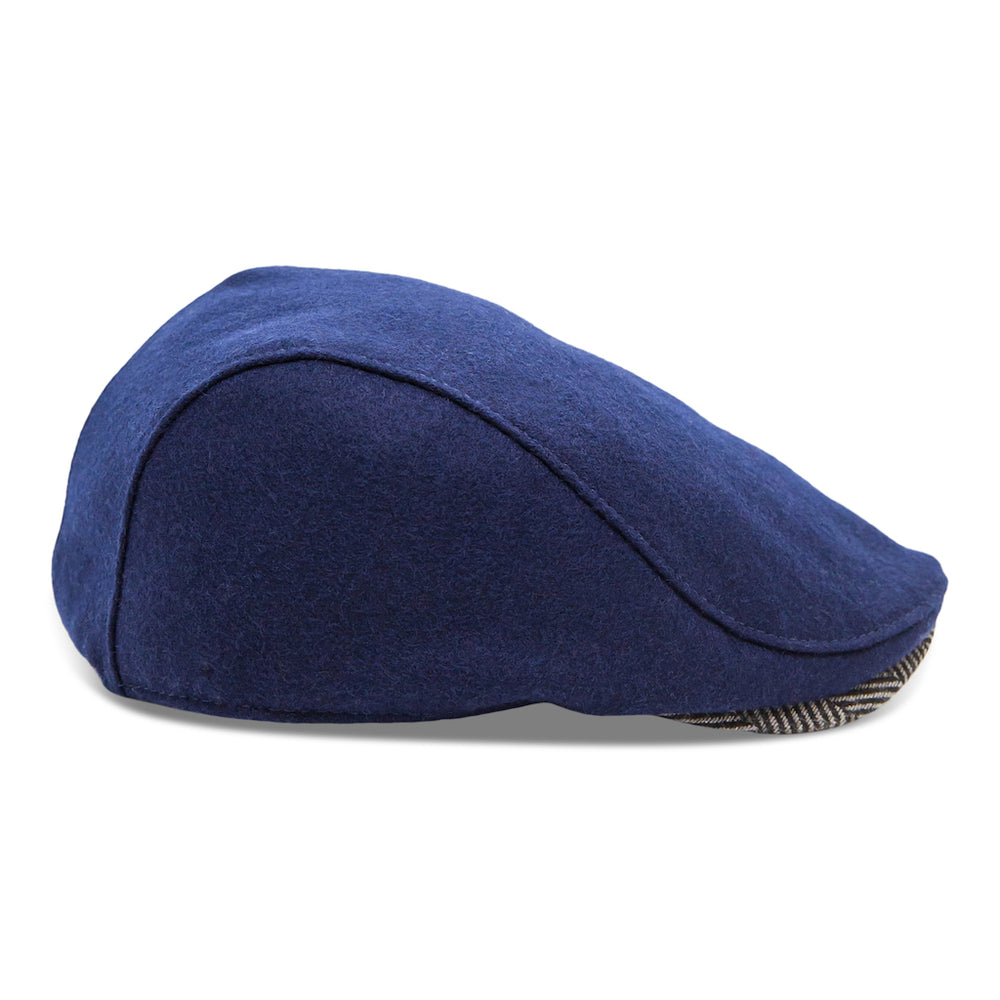 The Sidestreet Boston Scally Cap (Flat Cap) - Navy