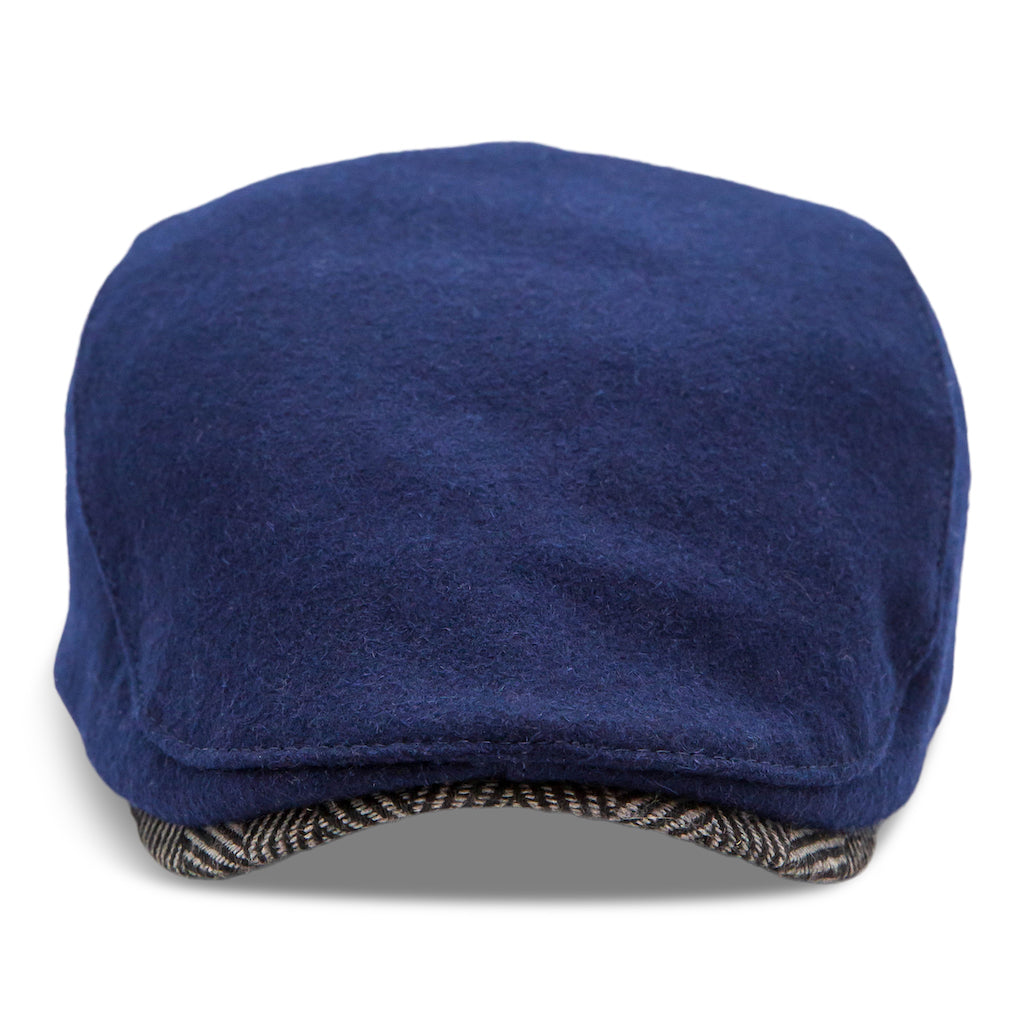 The Sidestreet Boston Scally Cap (Flat Cap) - Navy