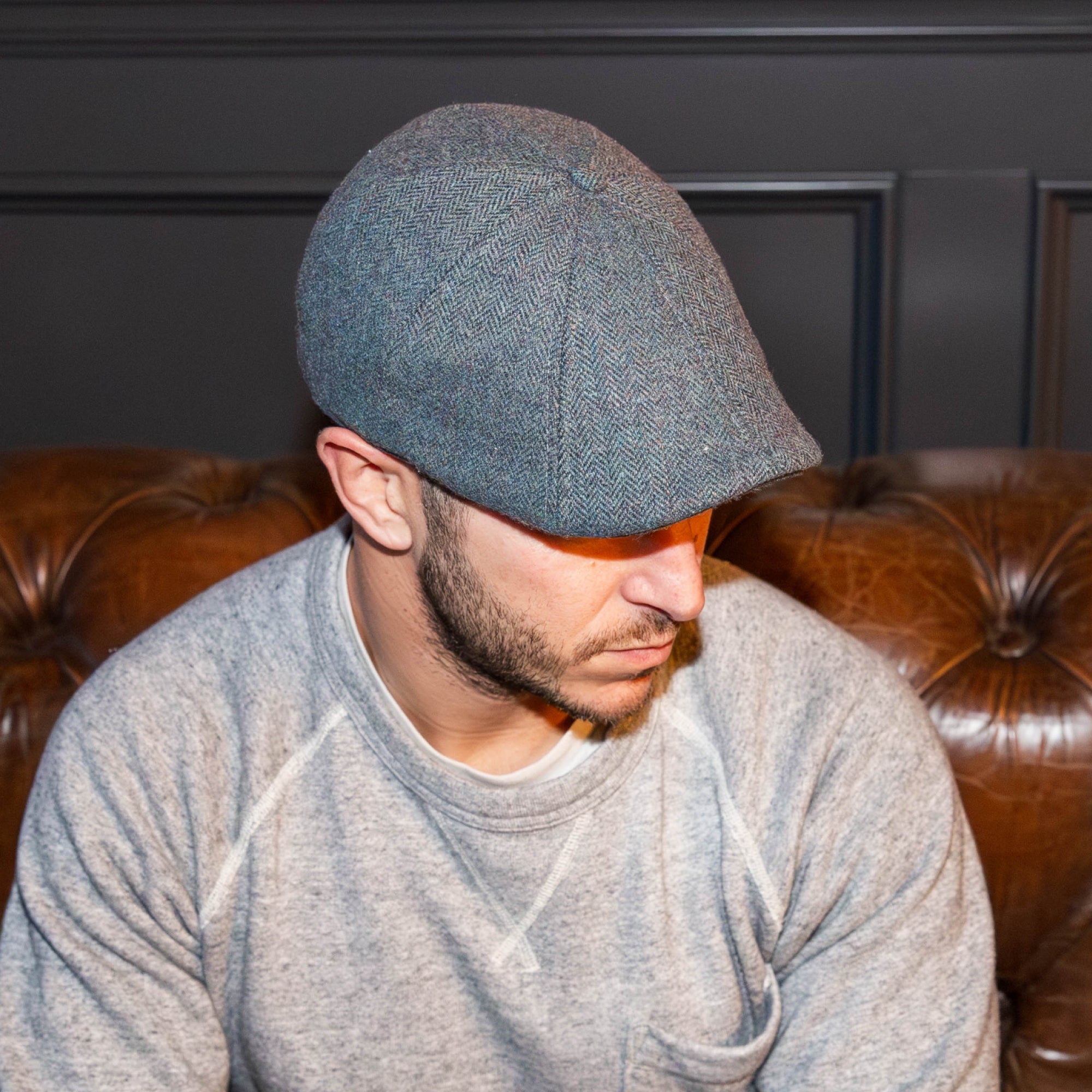 The Insulated Peaky Boston Scally Cap - Glacier Haze