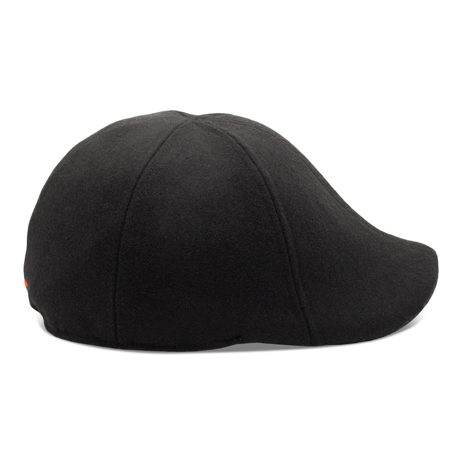 The UFC Six Panel Boston Scally Cap (Flat Cap) - Black